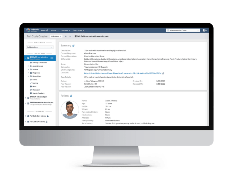Hospitals | Full Code Medical Simulation